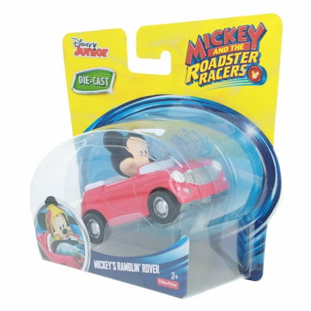 Mickey Mouse Roadster Racer Die-cast Action Figure Car Ramblin Rover ...