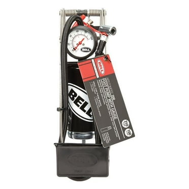 Bell Sports Airstomper 200 Bicycle Foot Pump with Gauge, Silver ...