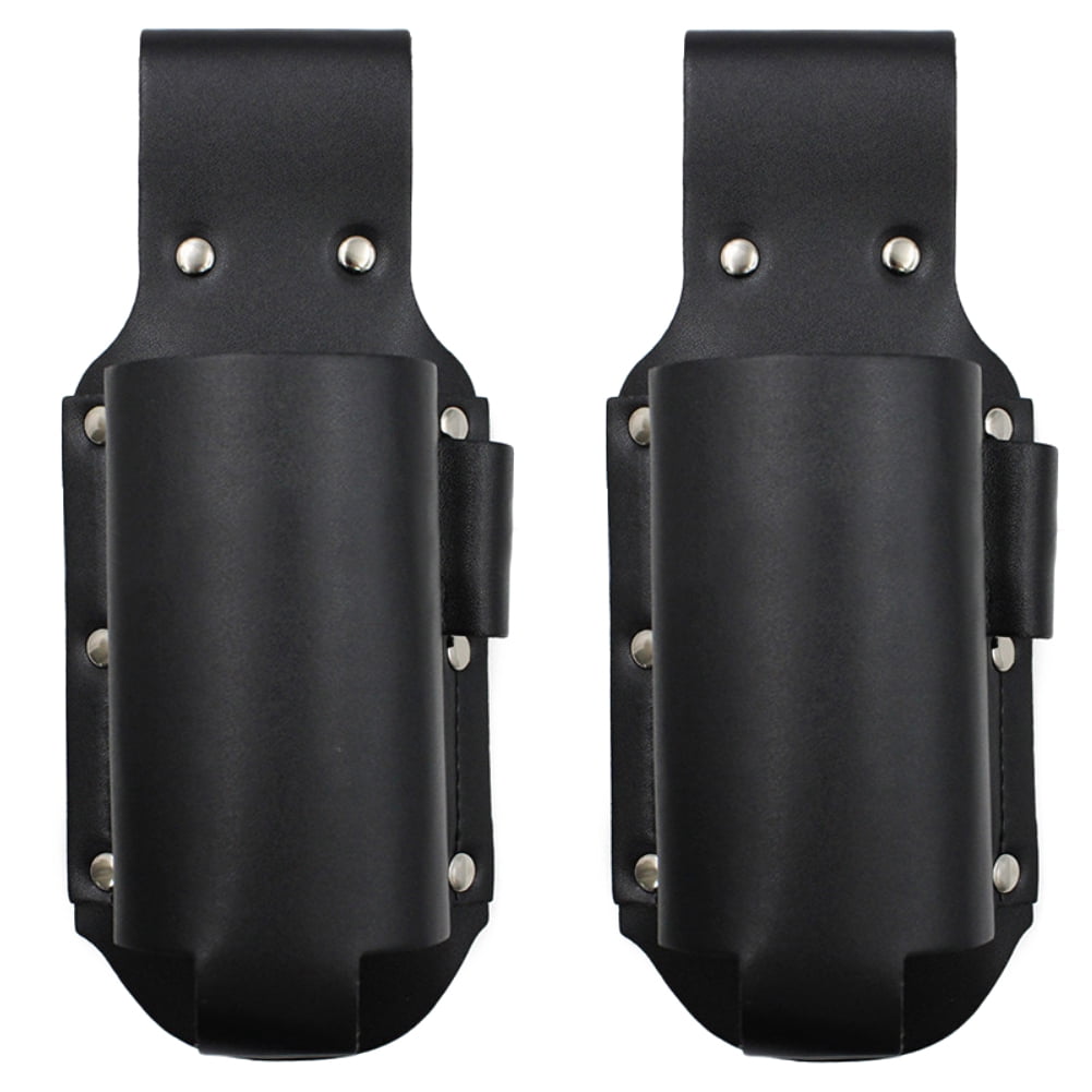 Xmarks PU Leather Beer Holster 2 Pack, Waist Bag Travel Pouch for 12 ...
