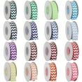 Grosgrain Chevron Ribbon by Threadart 7/8" - 10 Yards - Yellow ...
