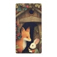 BZSMCE Soft Fitted Cotton Sheets In Fox Rabbit Wooden House Pattern 39* ...