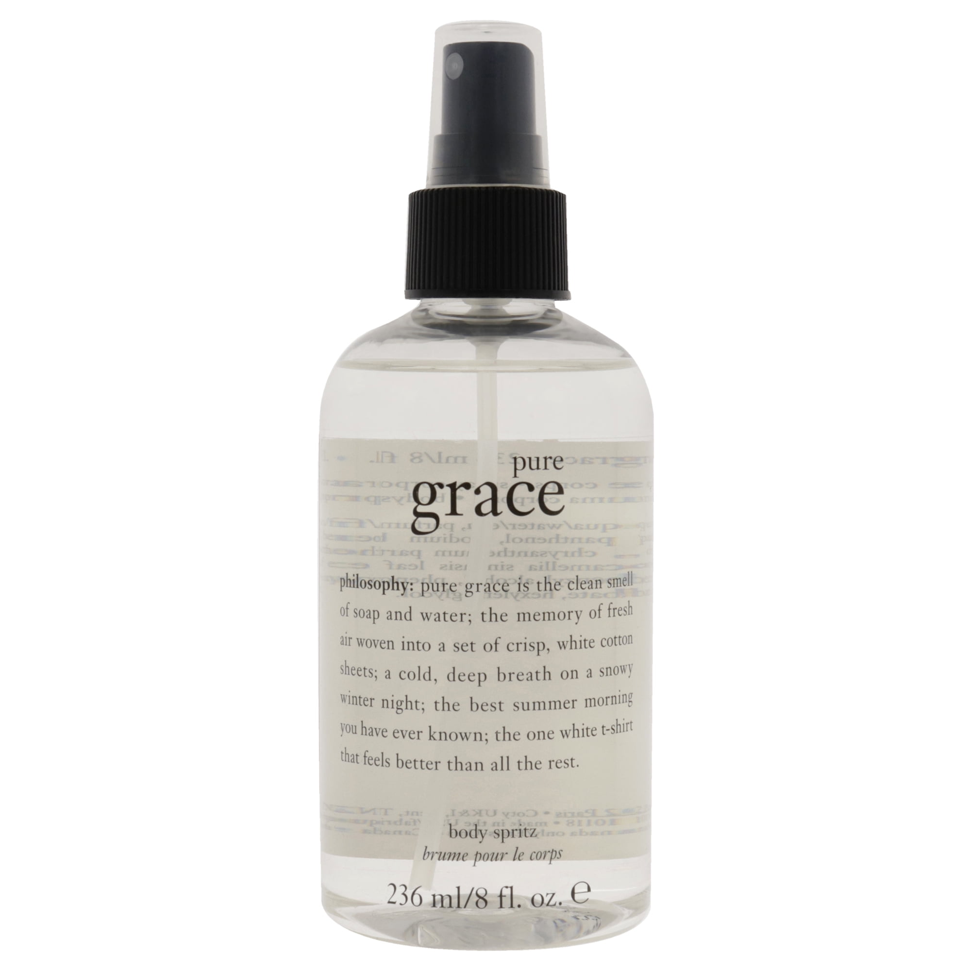 Pure Grace Body Spritz por Philosophy para mujeres - 8 oz Body Spray | Walmart en línea