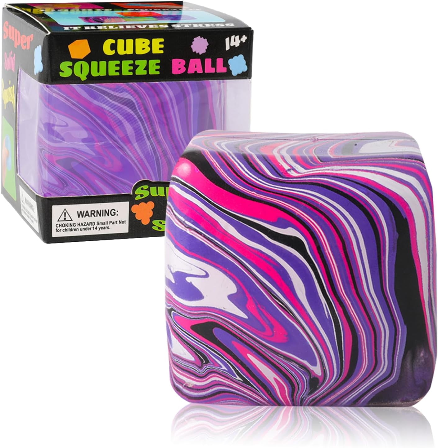 Need-oh Stress Balls, Squishy Stress Cube for Adults, Squishy Slow ...