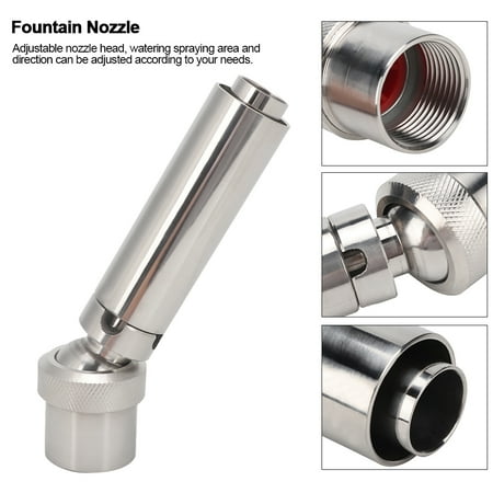 HURRISE Frothy Foam Jet Nozzle, DN25 Fountain Nozzle,1 DN25 Display ...
