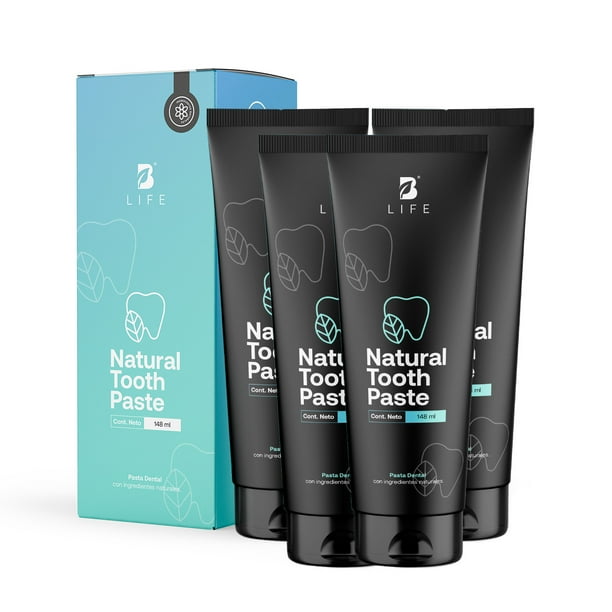 Pasta Dental Sin Flúor | Paquete Con 4 Unidades | 148ml c/u | 94% De ...