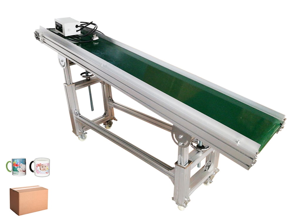 PreAsion PVC Flat Belt Inclined Ramp Conveyor Machine Electric ...