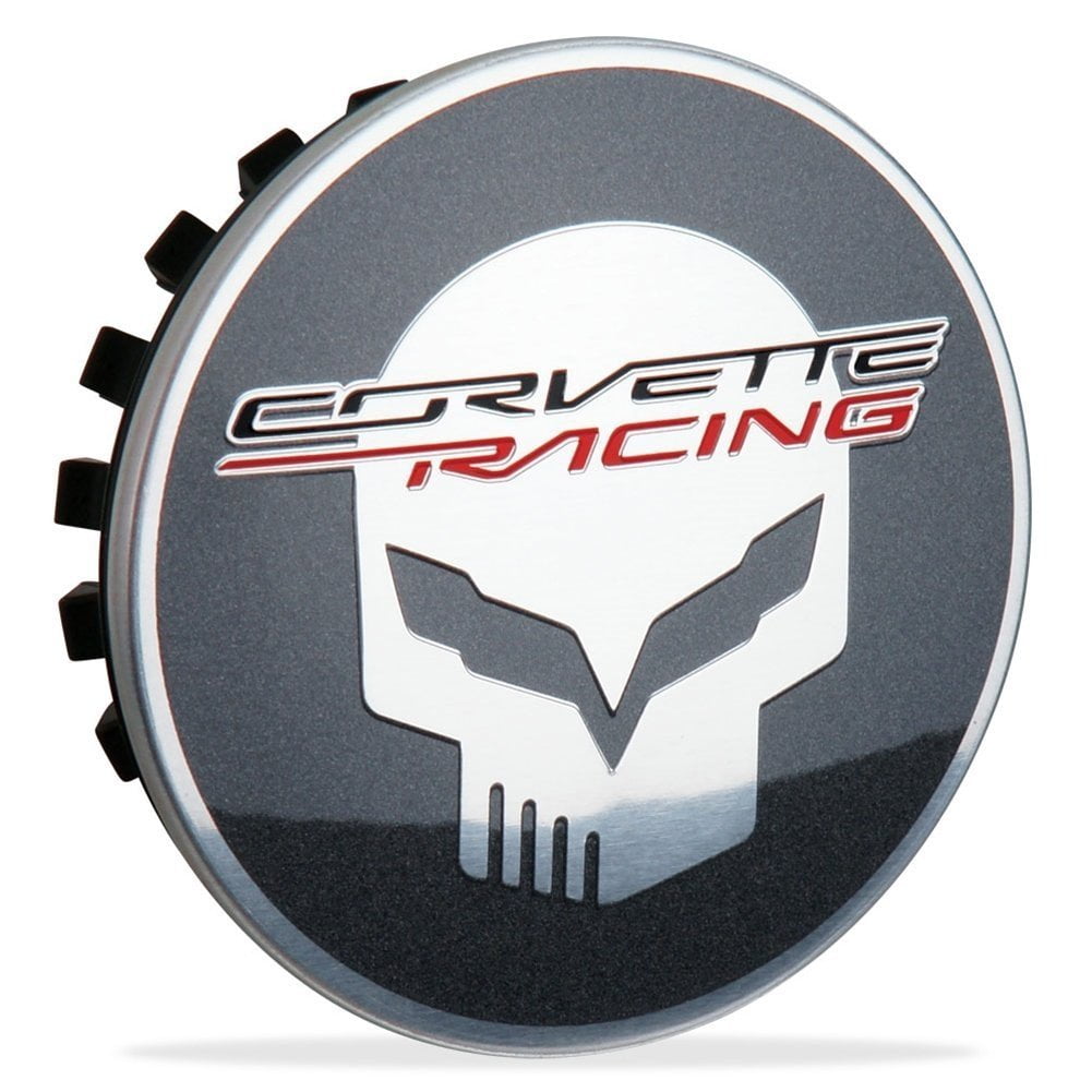 C7 Corvette Racing Center Cap w/Jake Logo - Gray Metallic Set of 4 ...
