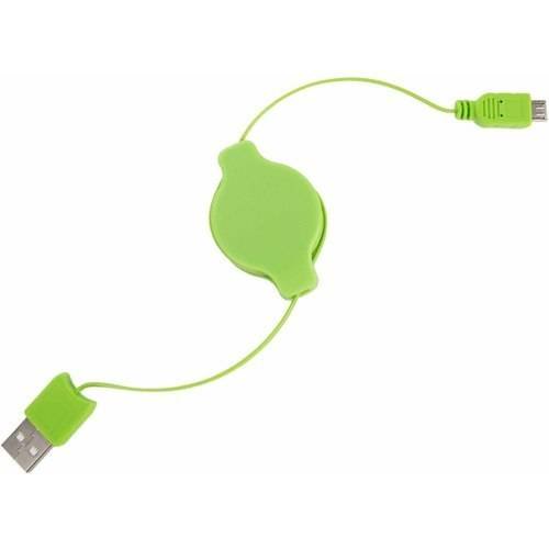Micro USB to USB 2.0 retractable 3.2 Feet Charge and Sync cable for ...