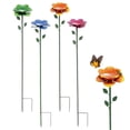4 Piece Flower Shape Bee Drinker Butterfly Feeder for Garden Small ...