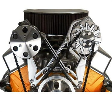 Bills Hot Rod Co. SBC P/S and Alt. Brackets, Side, Short, Raw - Walmart.com