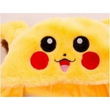 Eutuxia Bunny Ear Hat, Plush Pikachu Rabbit Hat with Moving Ears, Kids ...