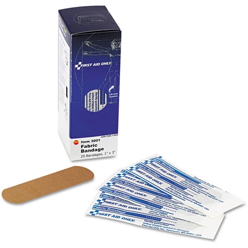First Aid Only Fabric Bandages, 25 count - Walmart.com
