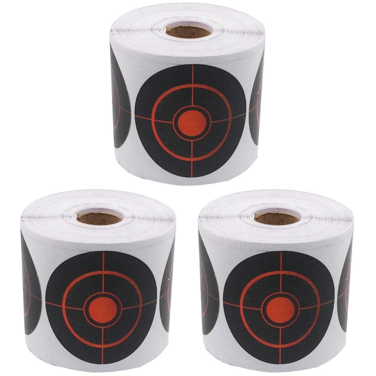 3 Rolls /250pcs 7.5CM Self Adhesive Shooting Target Paper Round ...