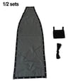 CaraMart Dark Gray Replacement Seat Cloth for Textilene Hanging Swing ...