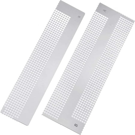 2 Pieces Diamond Painting Tool Stainless Steel Ruler Diamond Drawing ...