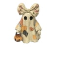 CaiTeLin Vintage Patchwork Ghost Figurine, Cute Halloween Resin Ghost ...