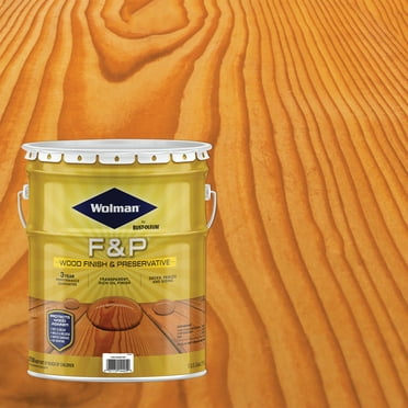Golden Pine, Wolman F&P Exterior Wood Finish and Preservative Stain- 5 ...
