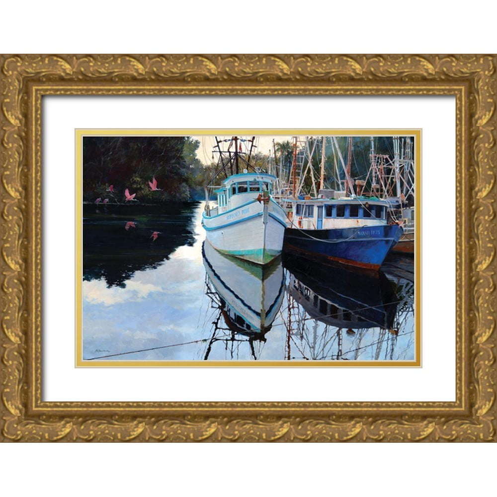 Bansemer, Roger 18x13 Gold Ornate Wood Framed with Double Matting ...