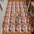Autumn Leaves Stair Treads Non Slip for Steps Botanical Rustic Red ...