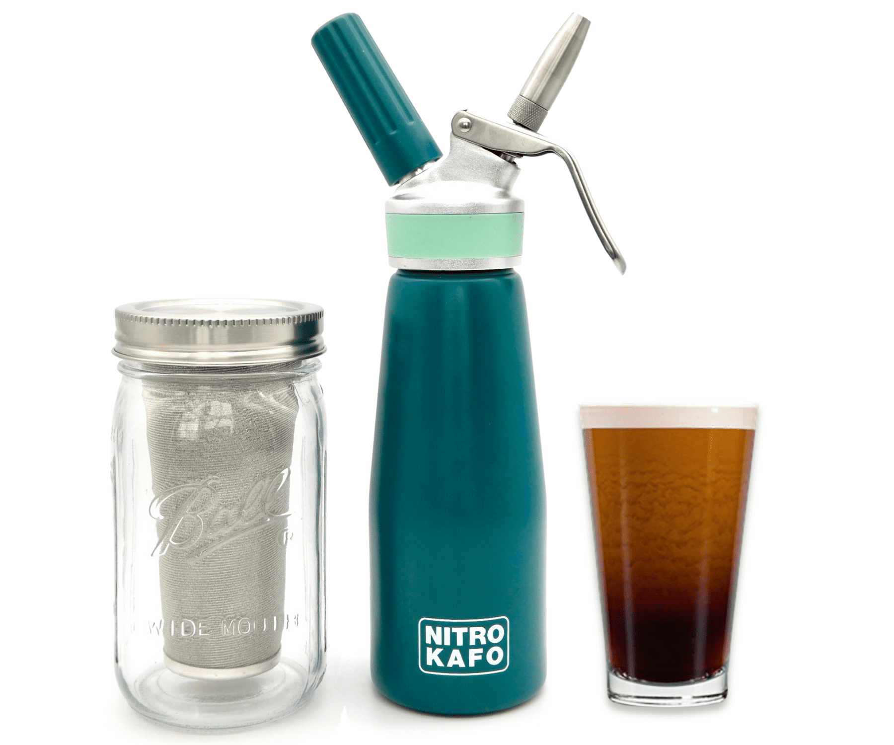 NITRO KAFO Cold Brew Maker and Nitro Cold Brew Coffee Maker with Cold ...