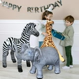Jet Creations Safari 3 Pack: Giraffe, Zebra, Elephant Perfect for Pool ...