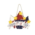 4th of July Patriotic Wooden Hanging Sign, Independence Day Home Decor ...
