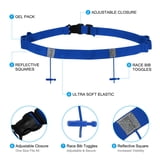 Uxcell Triathlon Belt Bib Holder, Elastic Marathon Race Number Belt ...