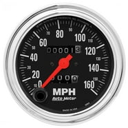 AutoMeter 2694 Z-Series In-Dash Mechanical Speedometer 3 3/8" 160 MPH ...