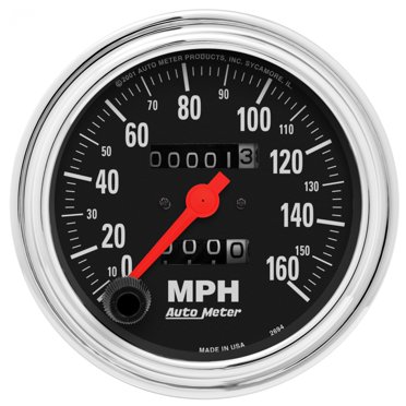 AUTO METER 5880 3-3/8IN GPS SPEEDOMETER, 140MPH, PHANTOM - Walmart.com