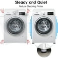 DEWEL Anti-Vibration Pads, Foot Pads, Stabilizer 4 Pack for Washing ...