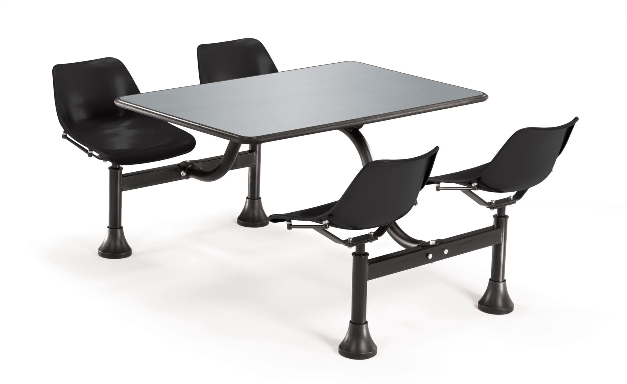 OFM Model 1004 Cluster Seating Table with 24" Stainless Steel Top and ...