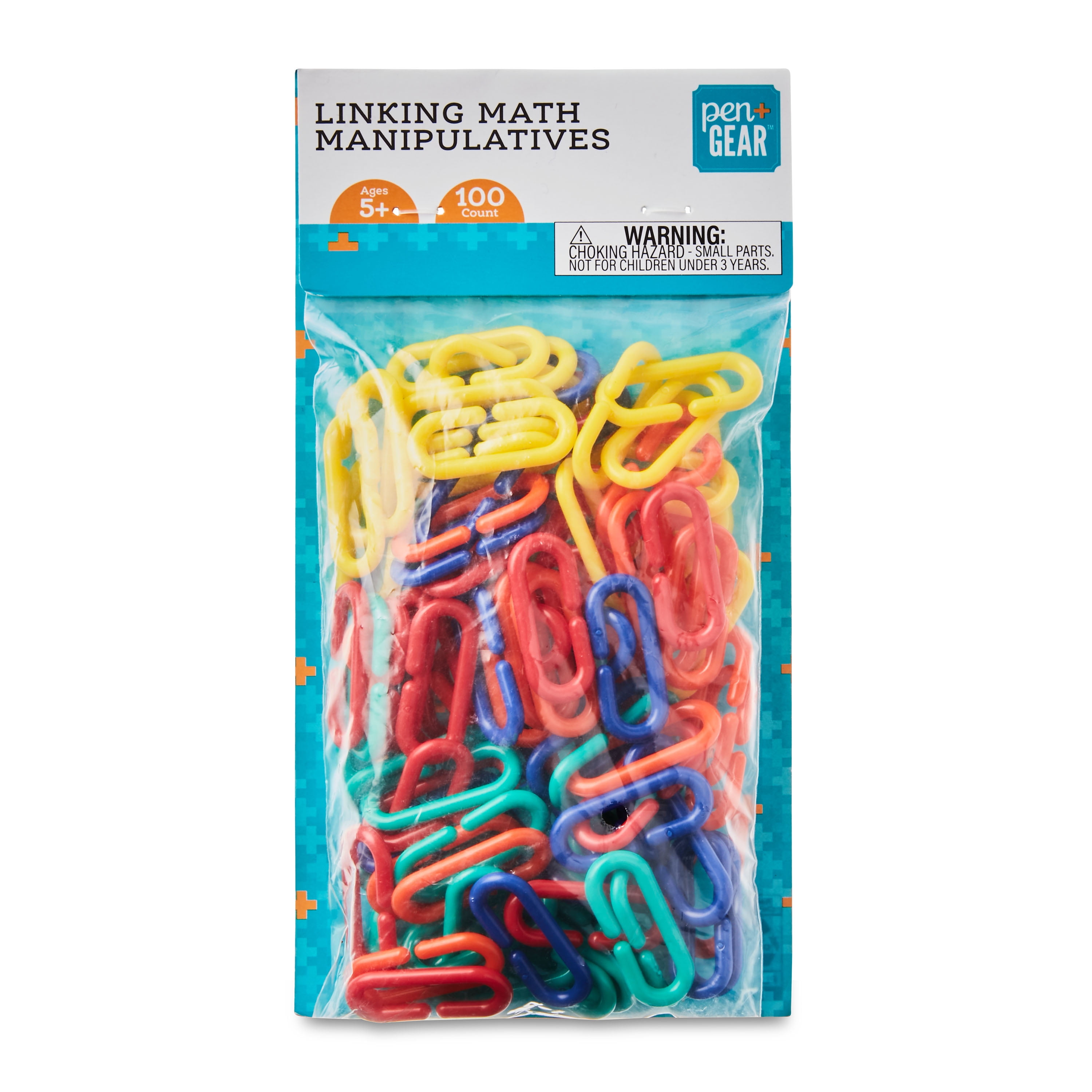 Pen + Gear Links Manipulatives, Math Manipulative Learning Links, 100 ...