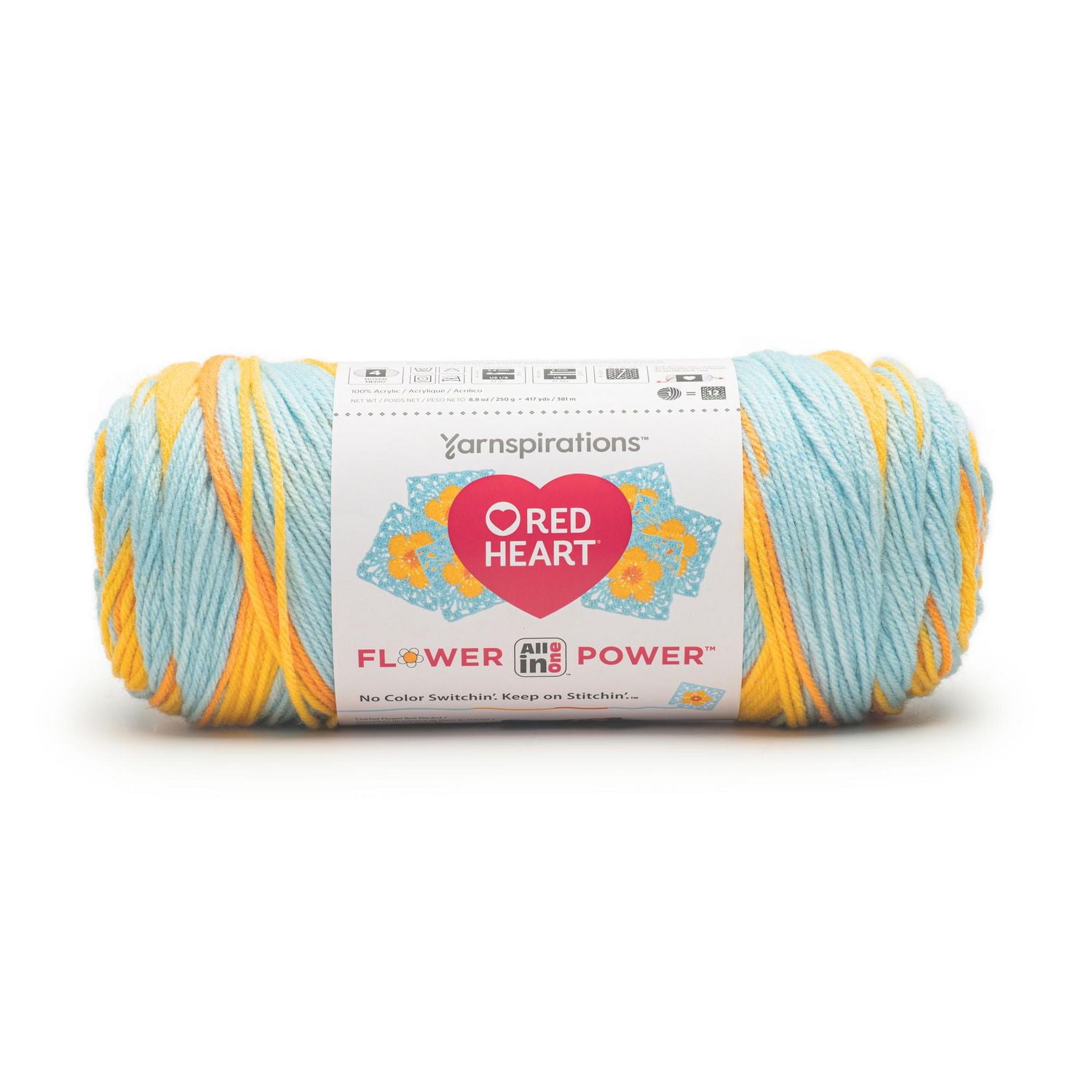 Click here for Red Heart All In One Flower Power #4 Worsted (Medi... prices