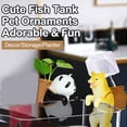 AOOOWER Resin Animal Statues Sculptures Fish Tanks Decors Hanging Cats ...