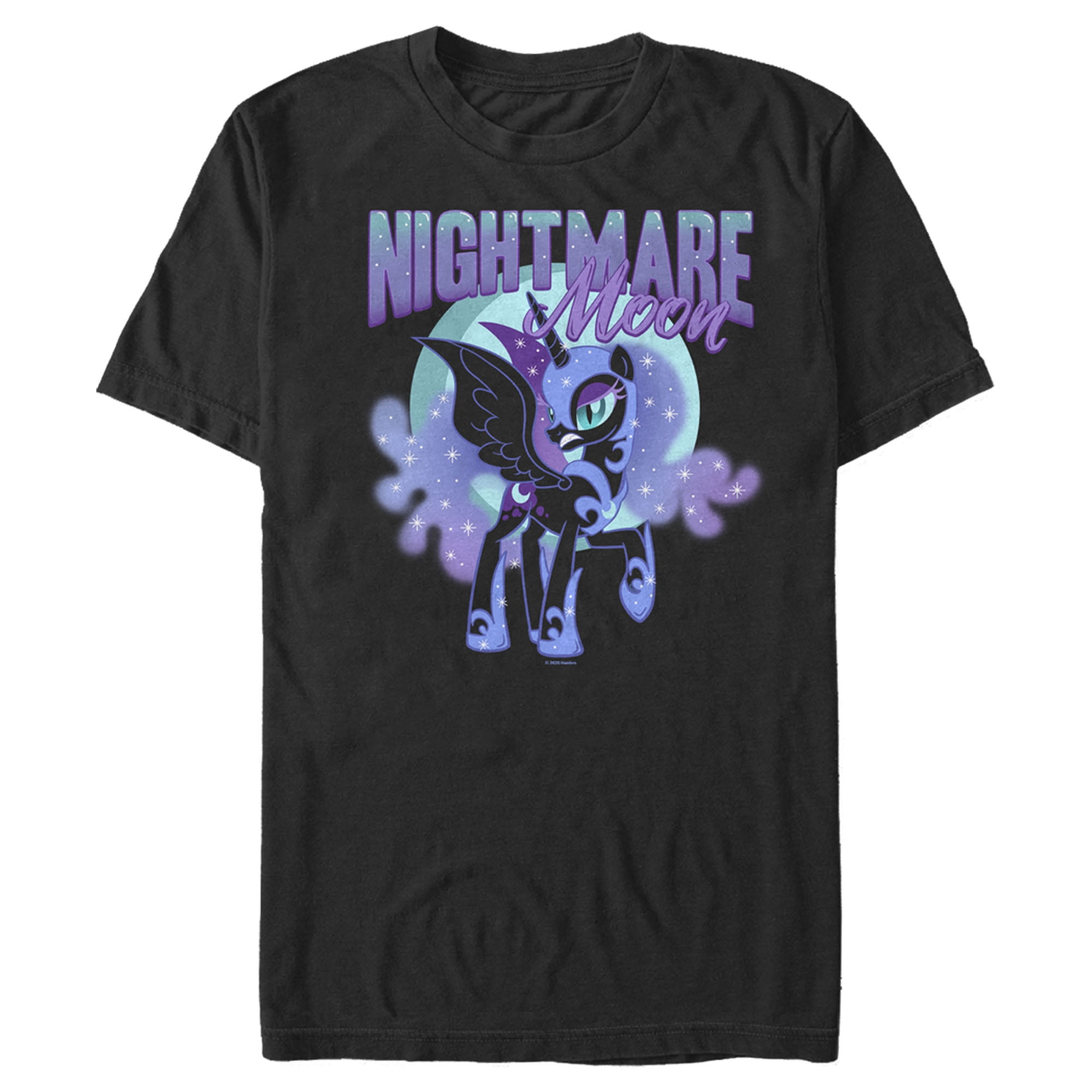 Men's My Little Pony Princess Luna Nightmare Moon Graphic Tee Black ...