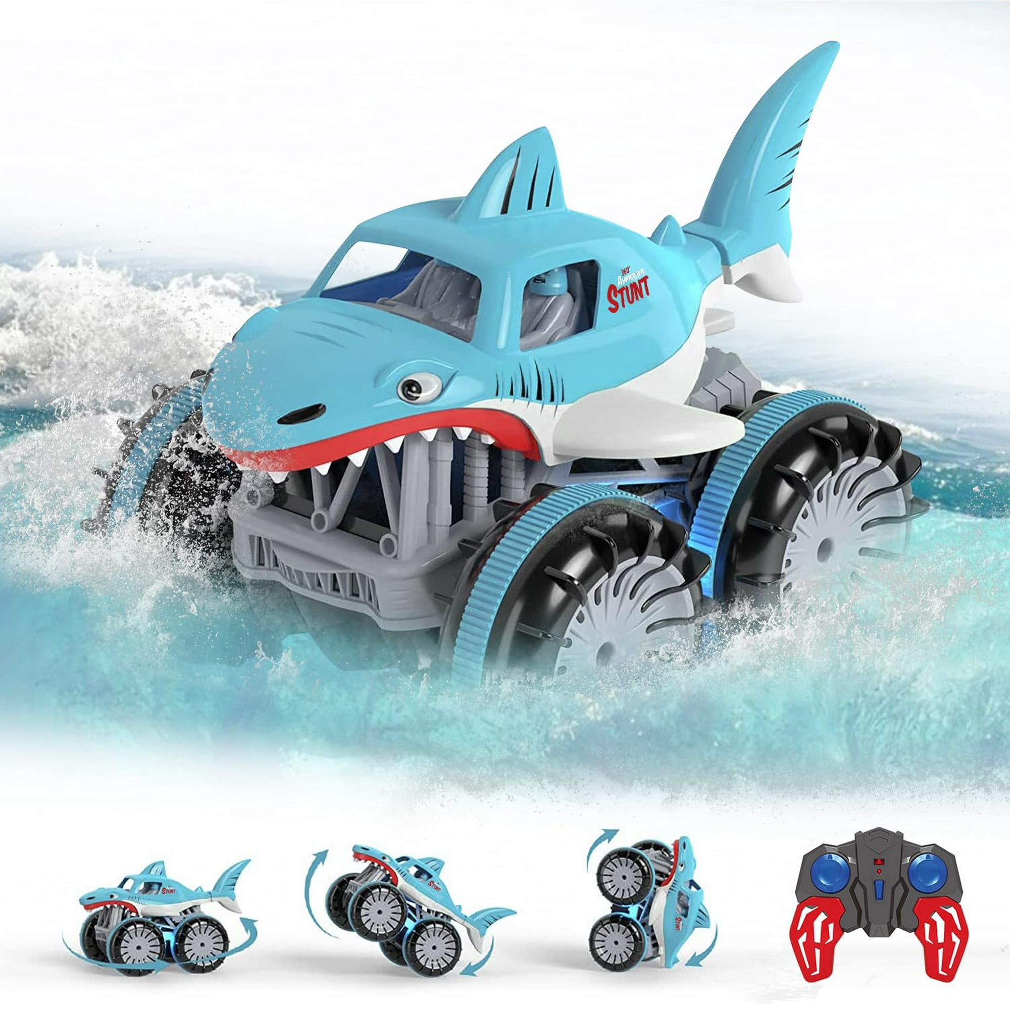 Click here for Hrenwivy Remote Control Car Amphibious shark Monst... prices