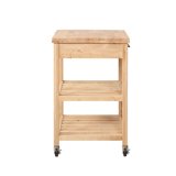 Powell Dillon Kitchen Cart, Natural - Walmart.com