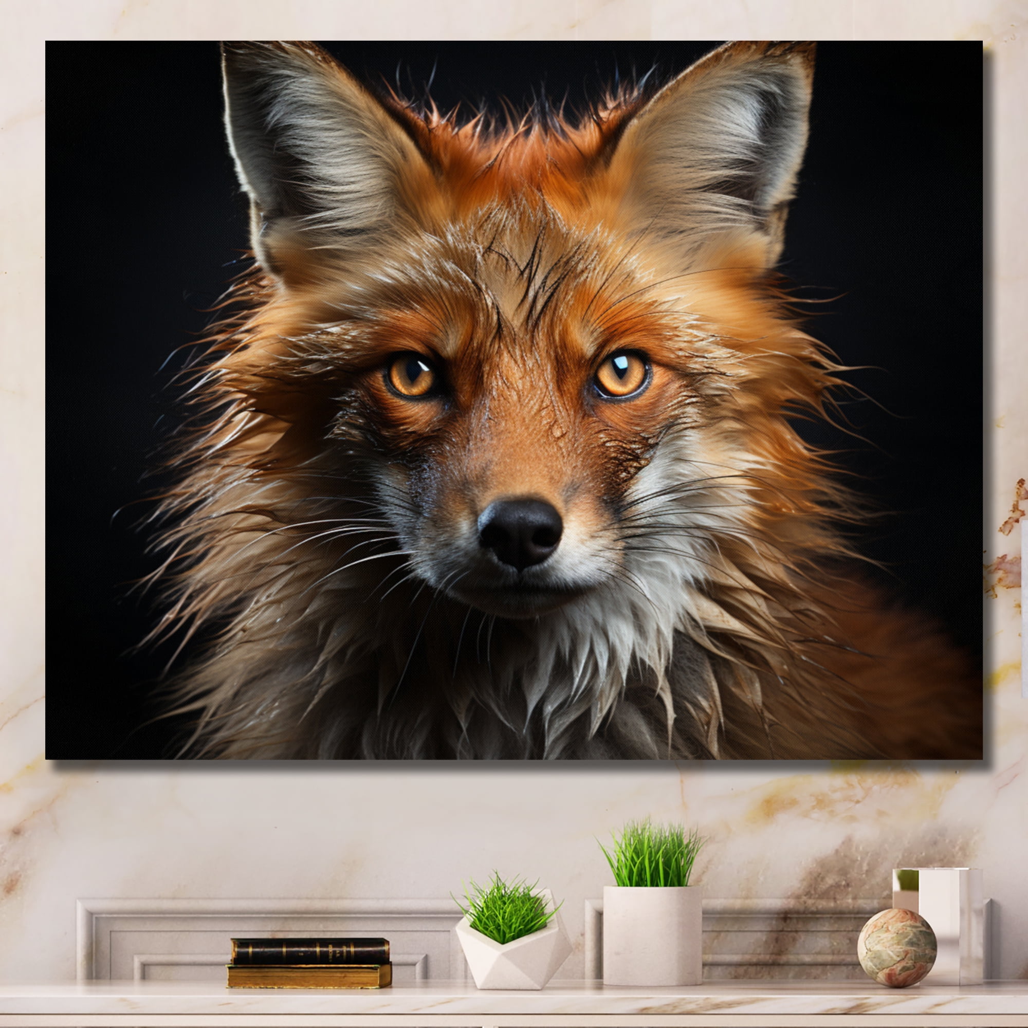Click here for Designart Fox Animal Wall Art  Photogenic Fox Port... prices