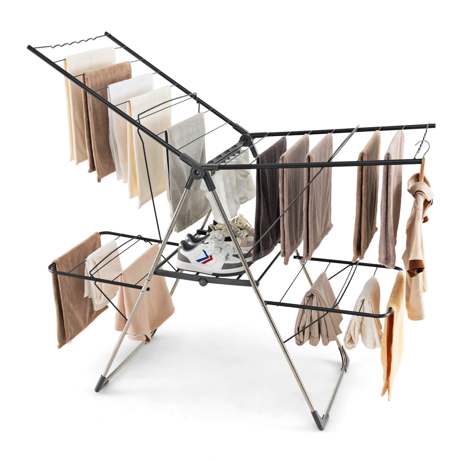 Click here for Costway 2-Tier Clothes Drying Rack With 33 Drying... prices