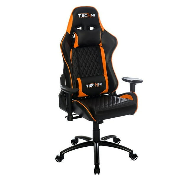 Techni Sport Office-PC Gaming Chair, Orange - Walmart.com - Walmart.com