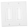 HOMEMAXS Brush Wall Plate Pass Through for Low Voltage Wires Socket ...
