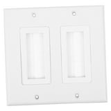 HOMEMAXS Brush Wall Plate Pass Through for Low Voltage Wires Socket ...
