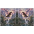 Wobogo Patriotic Eagle Mountain File Folders Set of 1 Extra Large ...