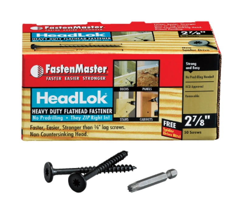 Fastenmaster OMG Inc HeadLok Heavy-Duty Flathead Fastener - Walmart.com