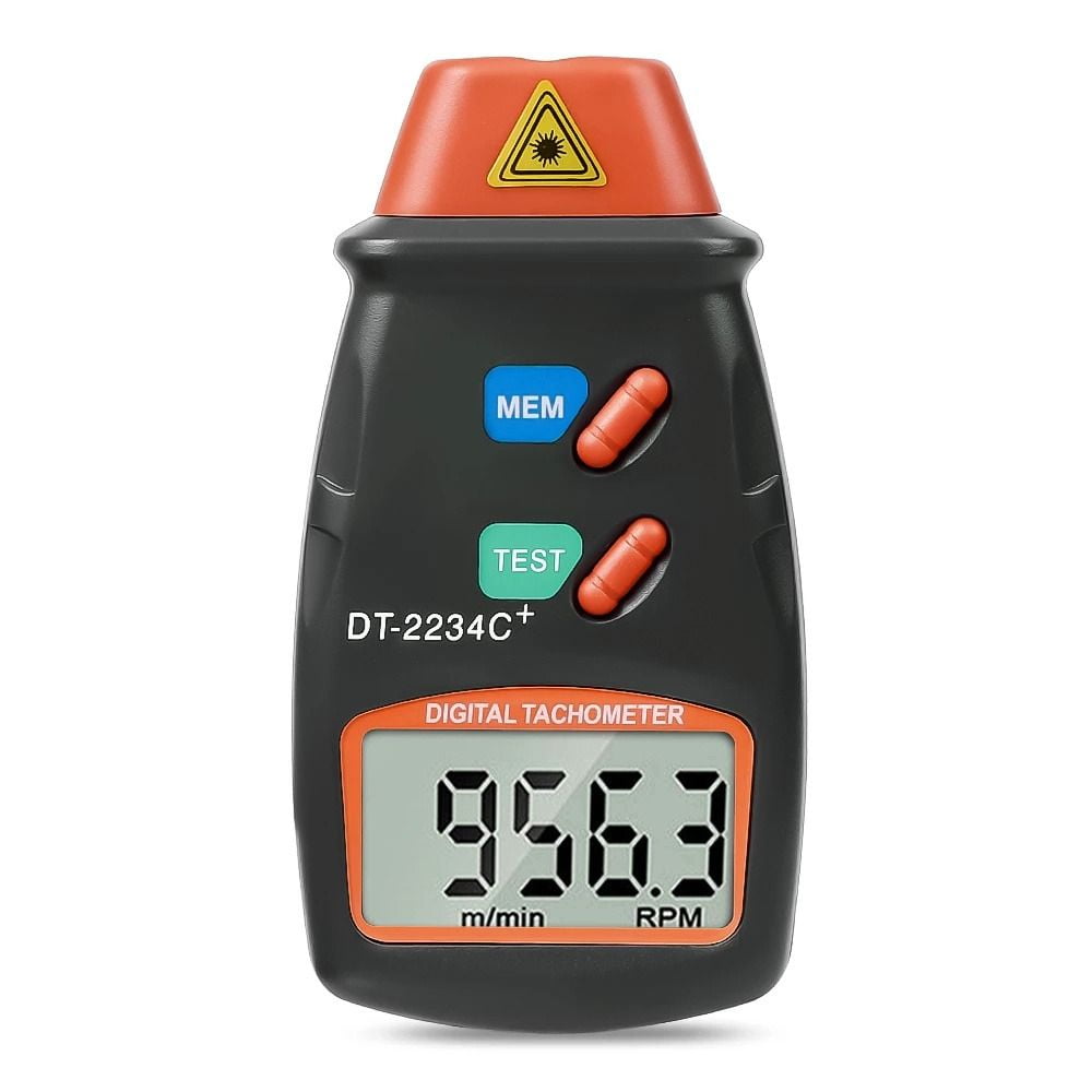 New Professional LCD Display Handheld Non-Contact Motor Speed Gauge ...