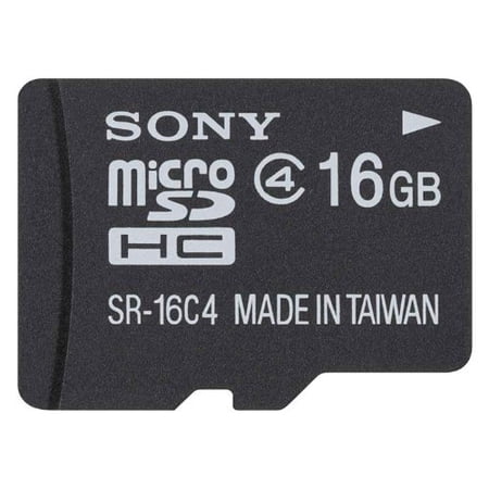 Sony SONY microSDHC card 16GB Class4 SD card adapter included SR-16A4 ...