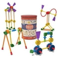 K'NEX Tinkertoy Classic Building Tin Construction Play Set, 100 Pieces ...