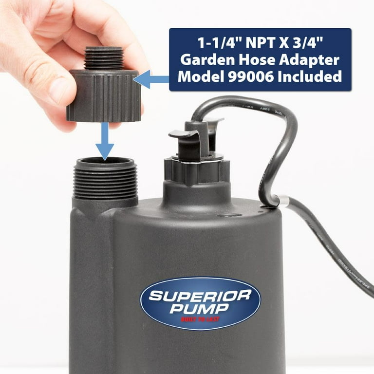 Sprinkler Pump Superior Pump 91197 1 HP Stainless Steel Utility Pump ...