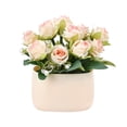 AuroraX Artificial Flowers Summer Decorations for Home Indoor Realistic ...