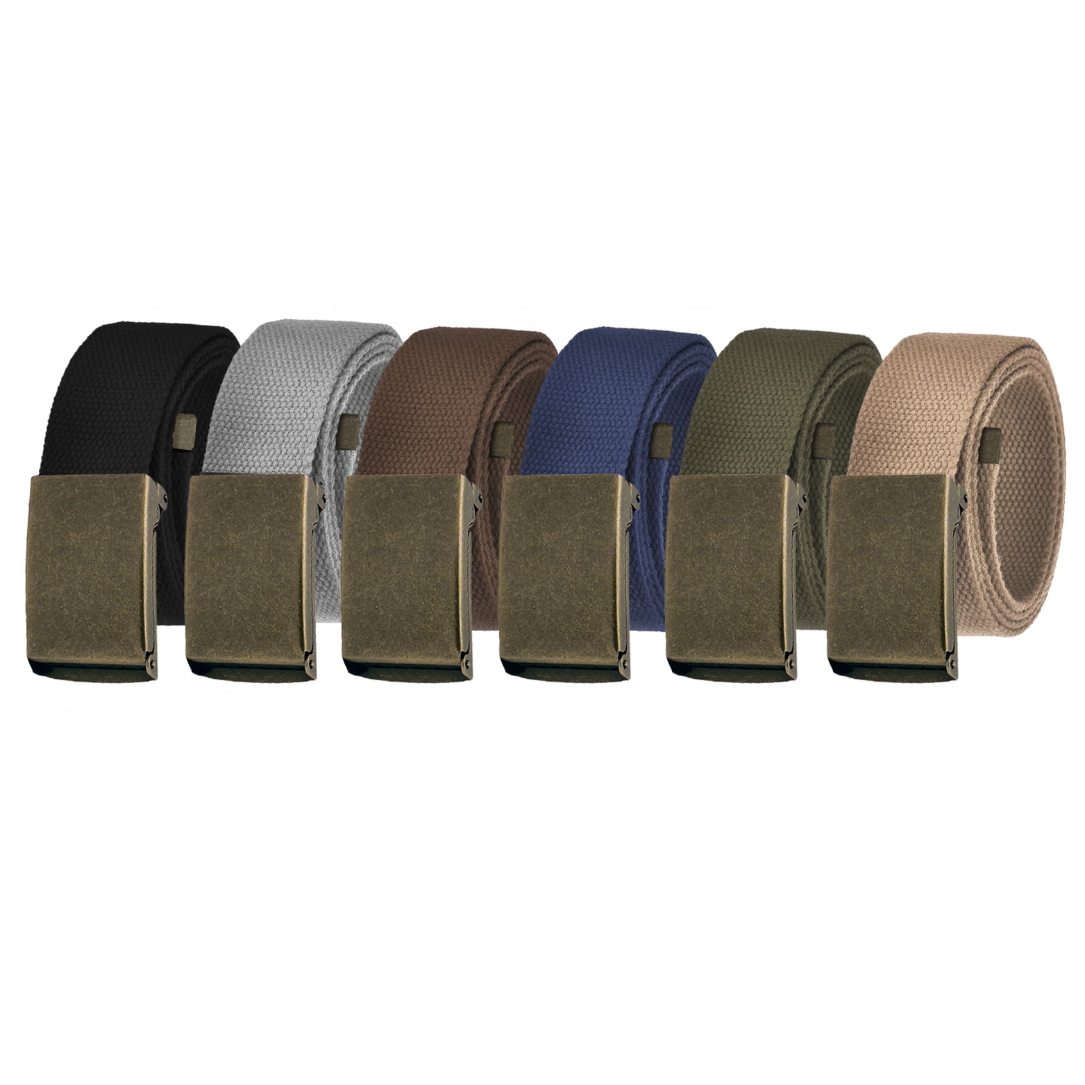 Men's Essentials Adjustable Belt Pack High Strength Canvas Web Belt ...